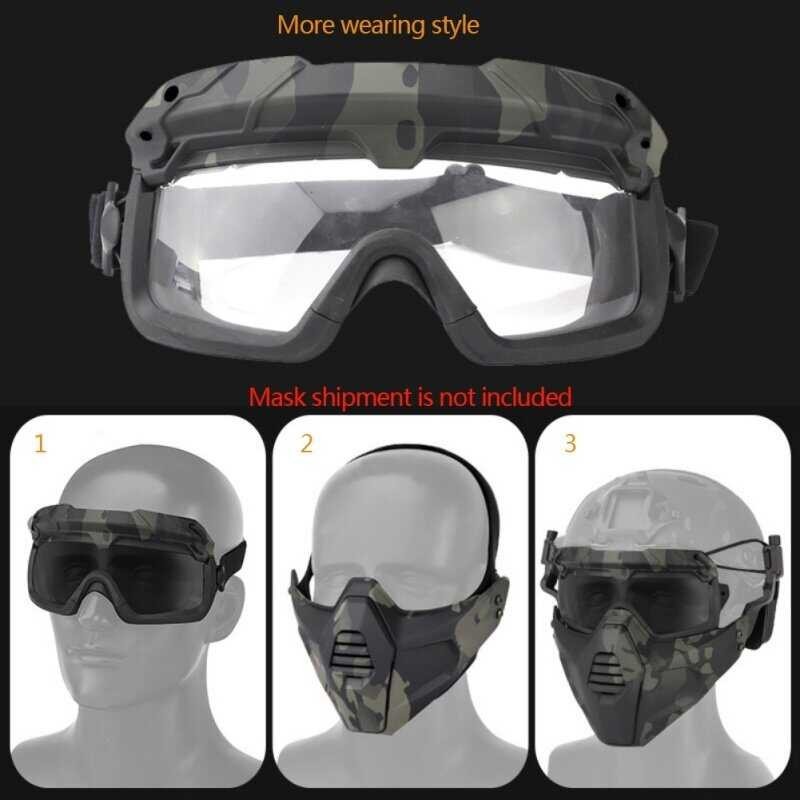 Shooting Glasses Motorcycle Windproof Wargame Goggles Helmet Eyewear ...
