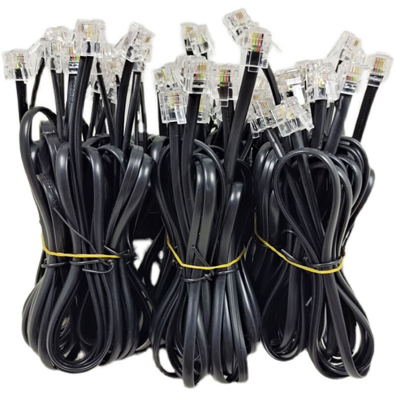 สายโทรศัพท์พื้นฐาน 2-Core 4-Core Extension Cable ผลิตภัณฑ์สําเร็จรูป ...