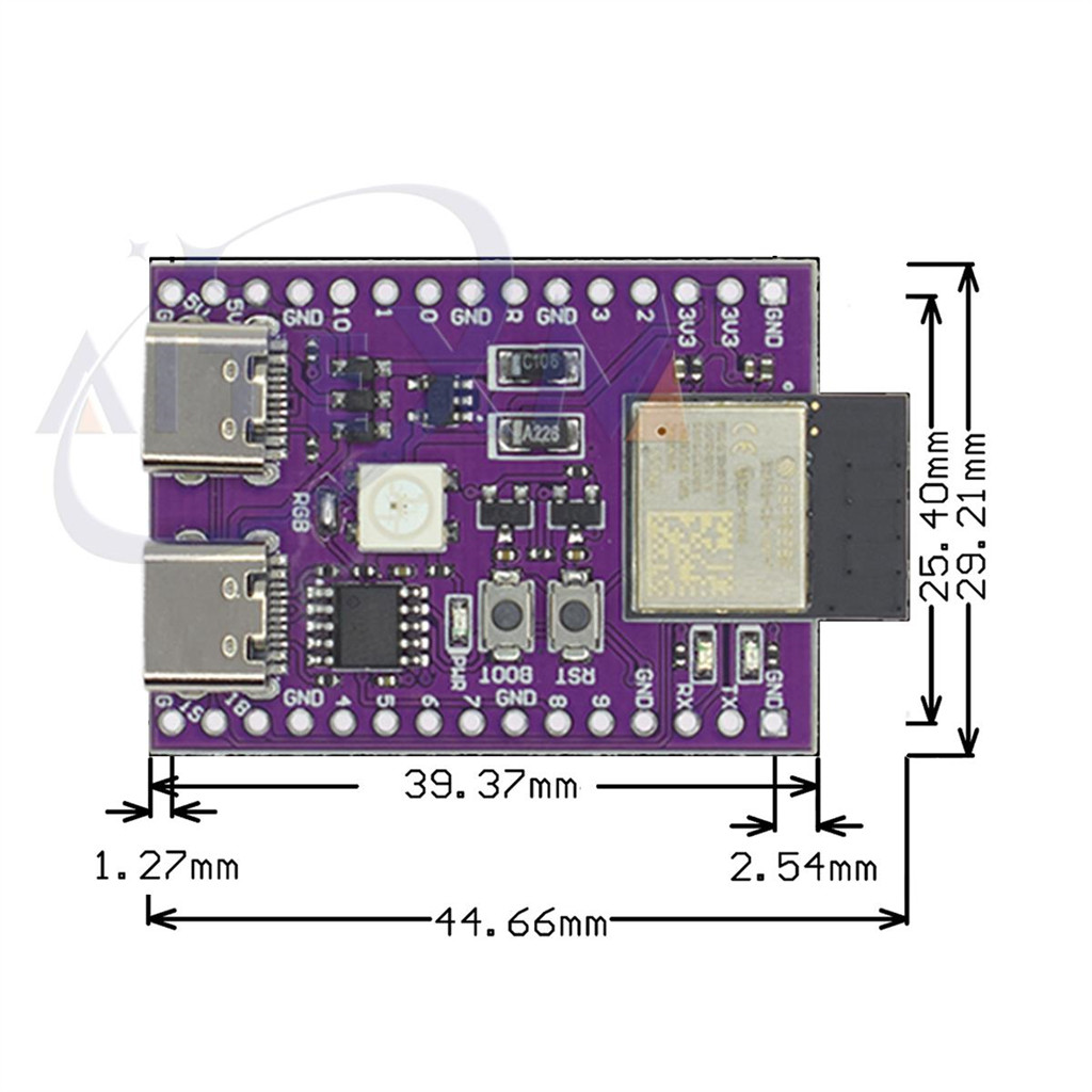Esp32 Esp32 S3esp32 C3 Dual Type C Development Board Esp32 C3 Devkitm 1 Esp32 C3 Mini 1 Esp32 2266