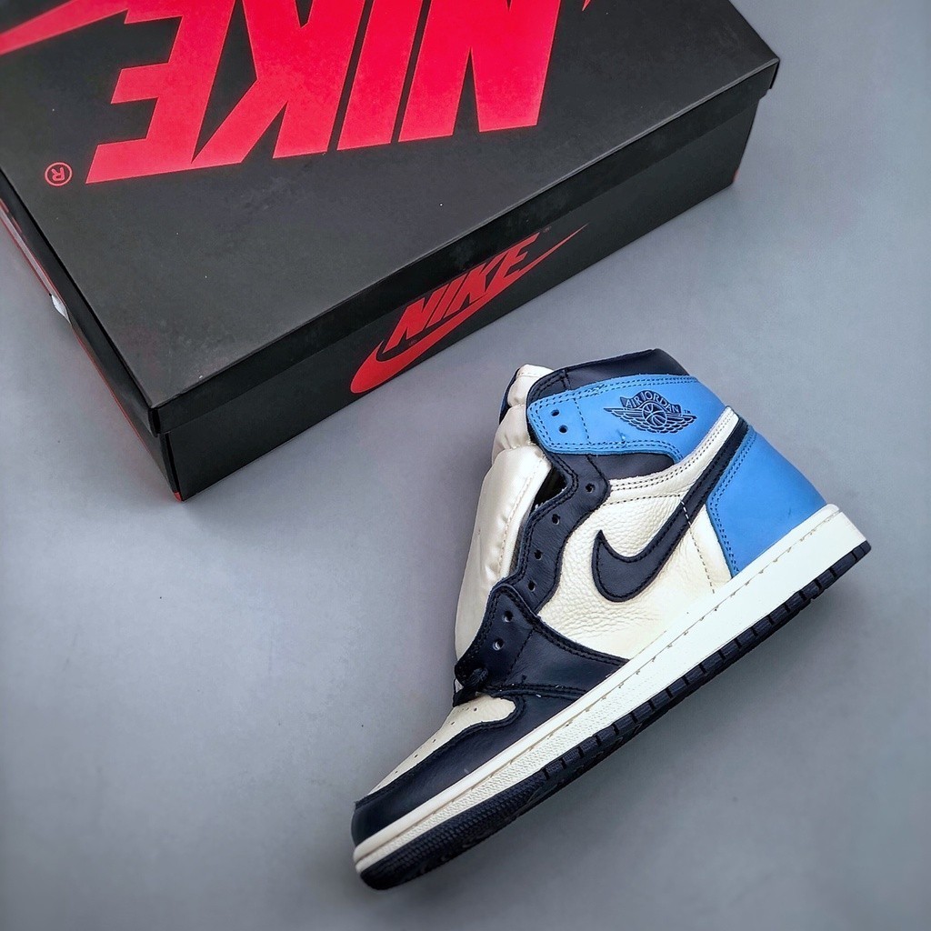 ,,AIR JORDAN 1 High Cut บาสเก็ตบอล Mid สำหรับผ้าใบบุรุษและสตรีพร้อม ...