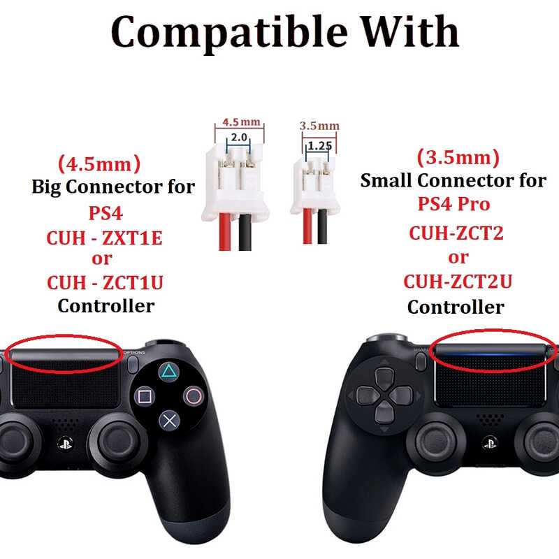 Ps4 แบตเตอรี่คอนโทรลเลอร์สำหรับ Sony Playstation 4 Dualshock4 V1 V2 ...