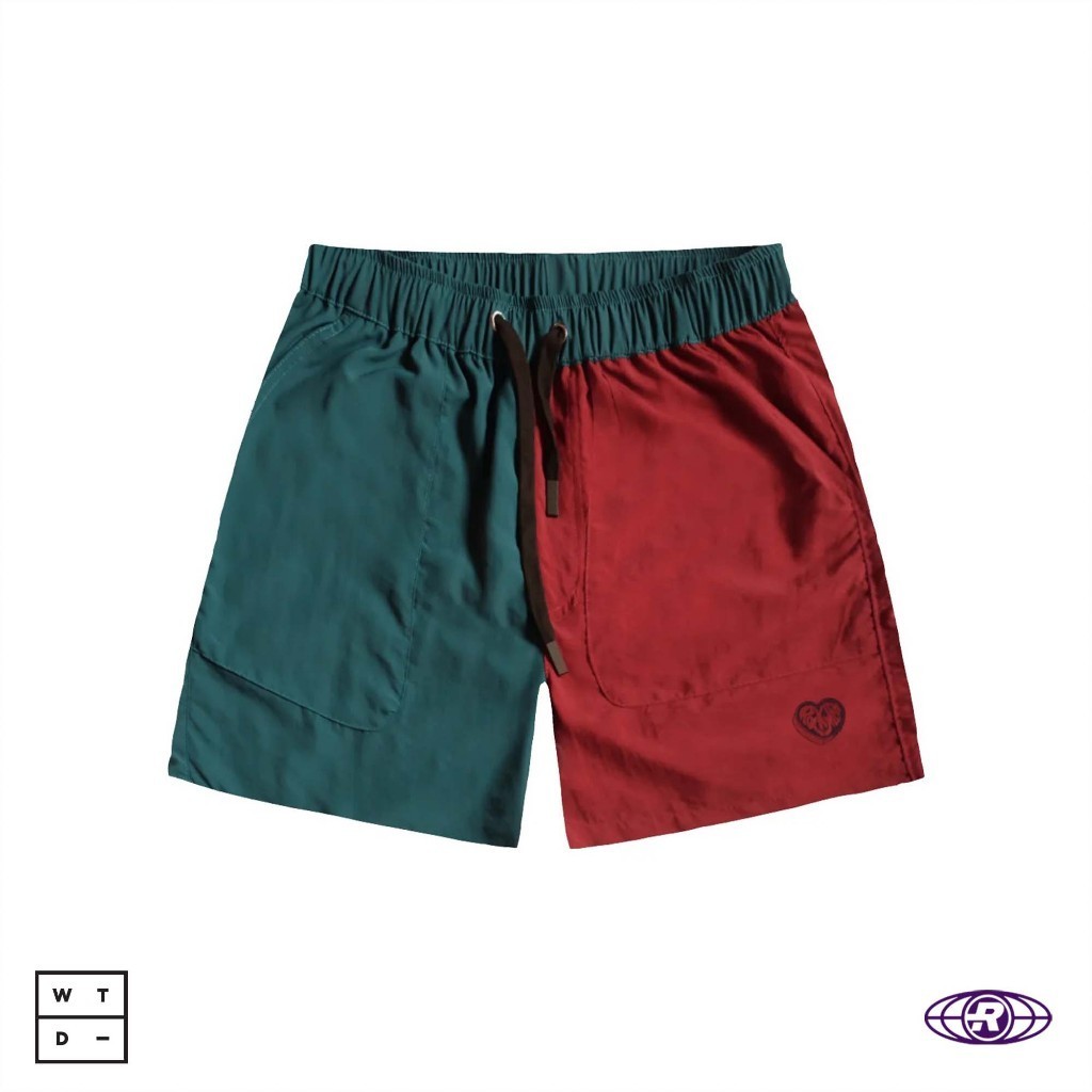 กางเกงขาสั ้ น Rockmen - Half Zone Maroon Tosca | Shopee Thailand