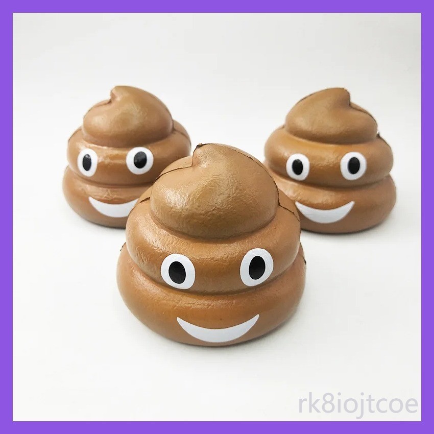 Smile Poop Cartoon Squishy Fidget Toy Fun Squeeze Game Cute Slow Rising ...