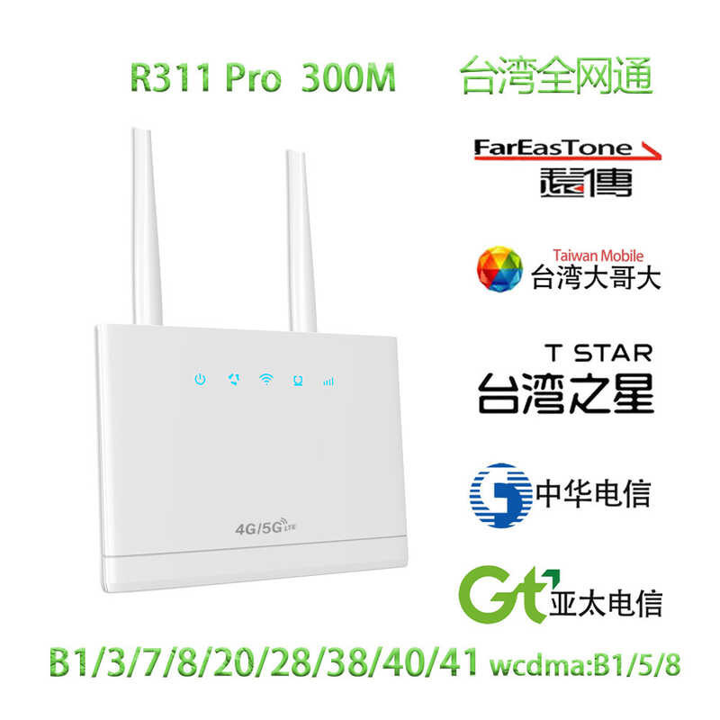 300M เสียบซิมการ์ดพกพา เราเตอร์ไร้สาย wifi cpe 4G Router R311 Pro ...