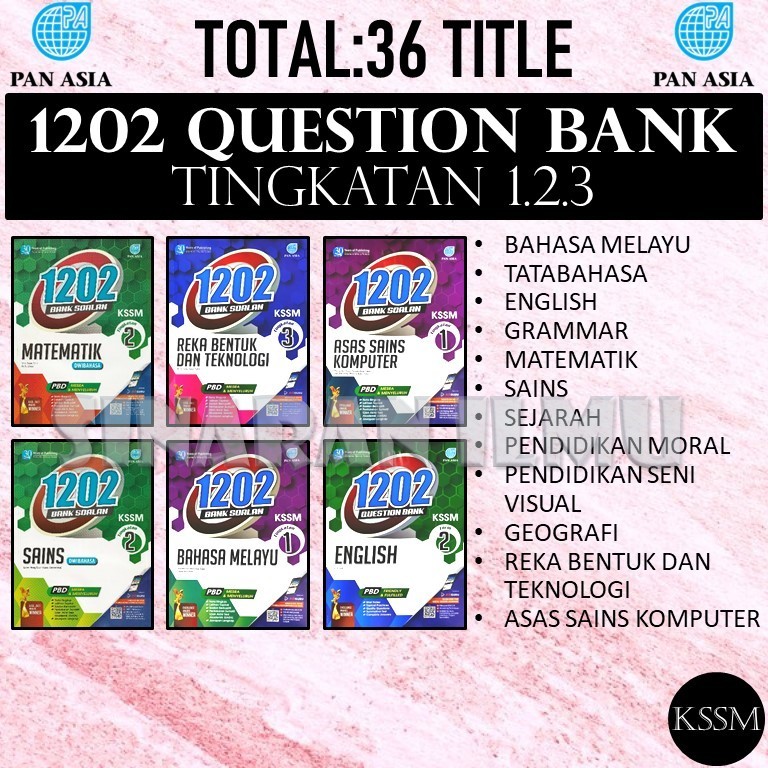 (SI)1202 Question BANK KSSM FORM 1 2 3/1202 แบงค์โซอาลาน KSSM TINGKATAN ...
