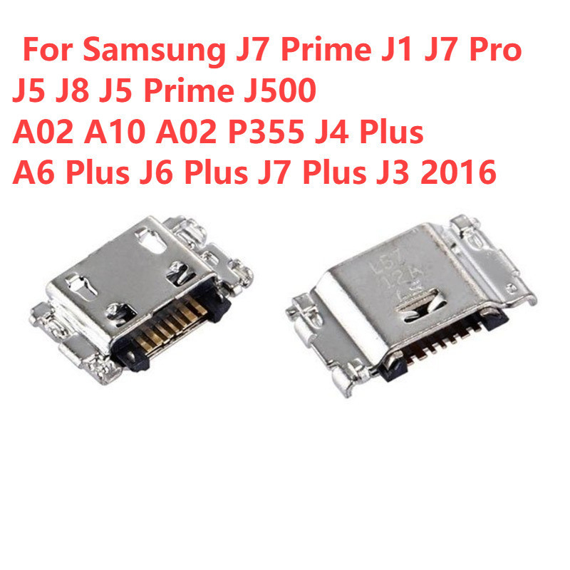 5-50pcs ปลั๊ก USB ชาร์จ Pin พอร์ตสําหรับ Samsung J7 Prime J1 J7 Pro J5 ...