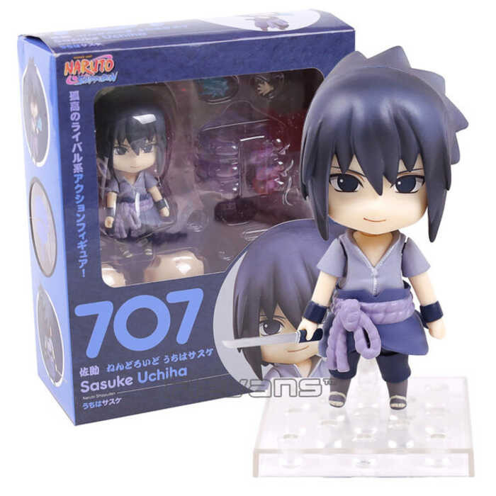 Naruto Character Anime Uchiha Sasuke 707 PVC Action Figure Collectible ...