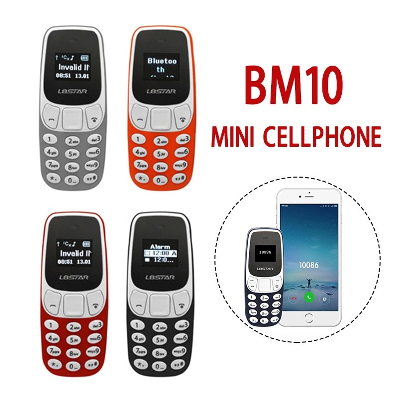 ในสต็อก L8star BM10 Mini Portable Micro Phone Wireless Bluetooth GSM ...