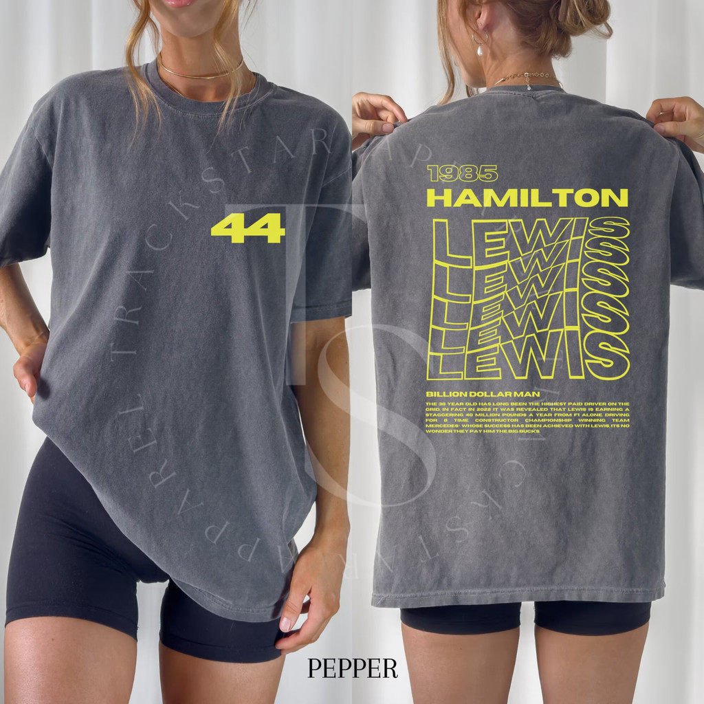 Comfort Color Lewis Hamilton Tshirt Formula One Tee Lewis Hamilton F1 ...
