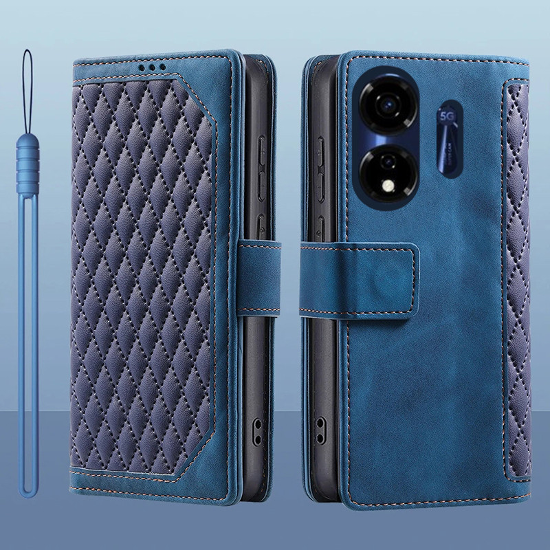 เคสโทรศัพท์มือถือหนัง ฝาพับ พร้อมช่องใส่บัตร ขาตั้งวาง สําหรับ Itel P55 ...