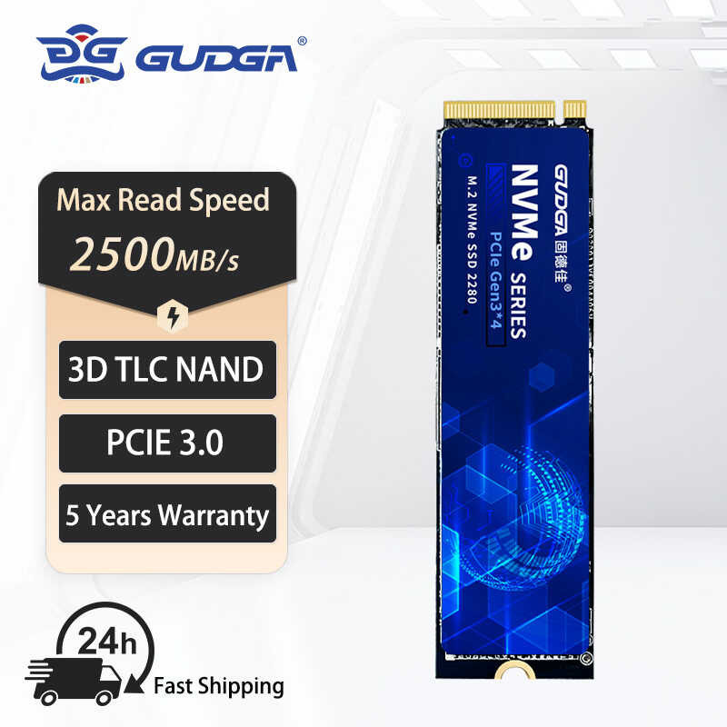 Nmve M2 GUDGA 512GB 1TB โซลิดสเตทไดรฟ์ Nvme M2ไดรฟ์ SSD ฮาร์ดดิสก์ M.2 ...