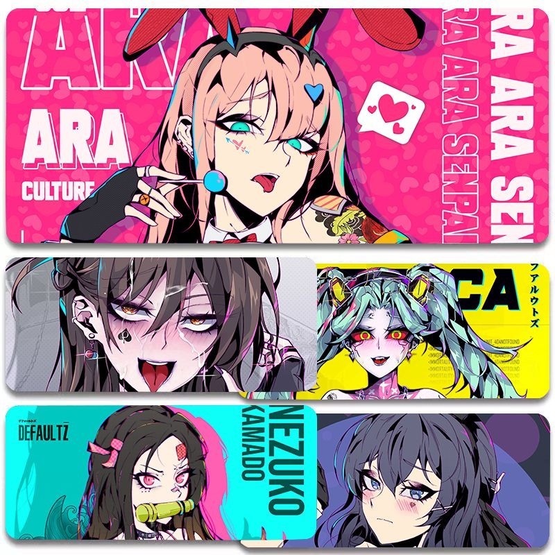 Extra Large Mouse Pad Anime Two-Dimensional Cartoon Character Keyboard ...