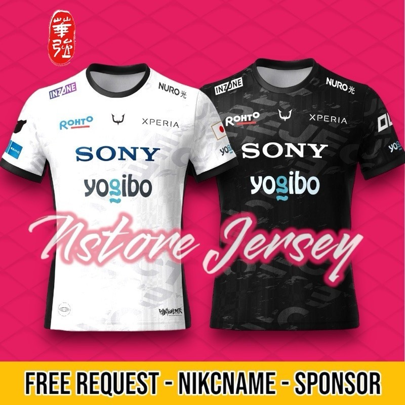 เสื้อกีฬาแขนสั้น ลายทีม Kaos Jersey Reject Esport PUBG Champions 2024 ...