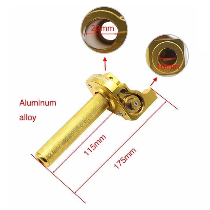 22mm ZSDTRP Moto CNC Aluminum Acer-bs Throttle Grip Quick Twister ...