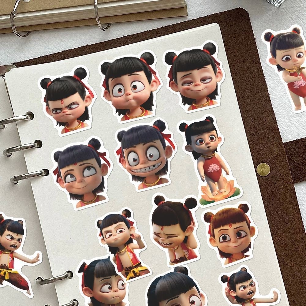 Ne Zha 2 Stickers นาจา 2 สติ๊กเกอร์ 102 ภาพน่ารักการ์ตูนกันน้ำ Nezha ...
