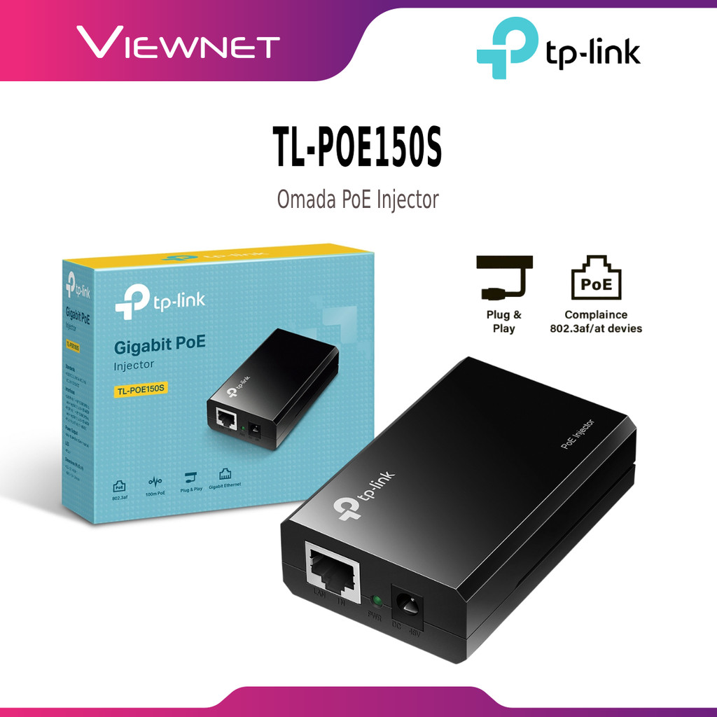 TP-LINK TL-POE150S POE INJECTOR NETWORK ADAPTER พร้อมมาตรฐาน IEEE 802 ...