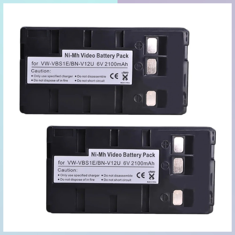 แบตเตอรี่6V 2100MAh BN-V11U V12U สำหรับ JVC BN-V10U, BN-V12U, BN-V14U ...
