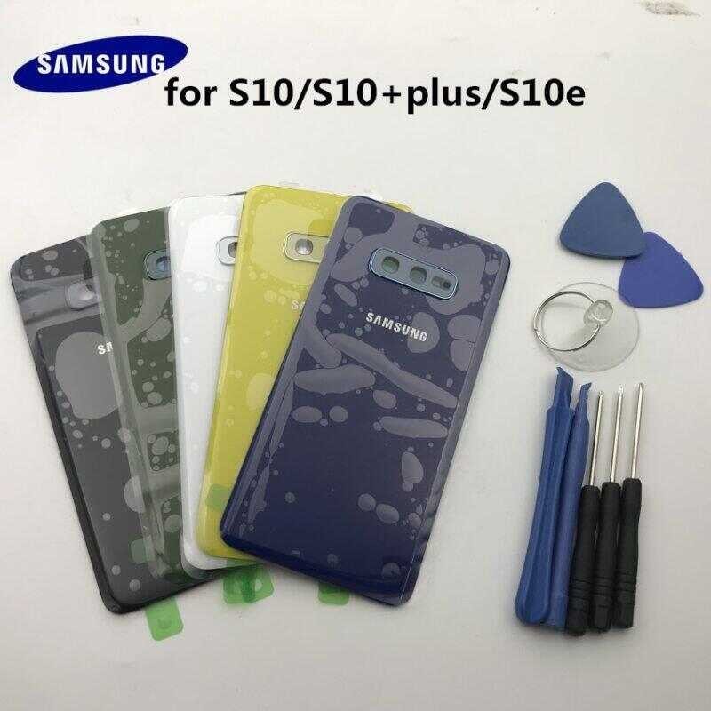 Original Samsung Galaxy S10e G973 G970 S10 Plus G975แผงด้านหลัง ...