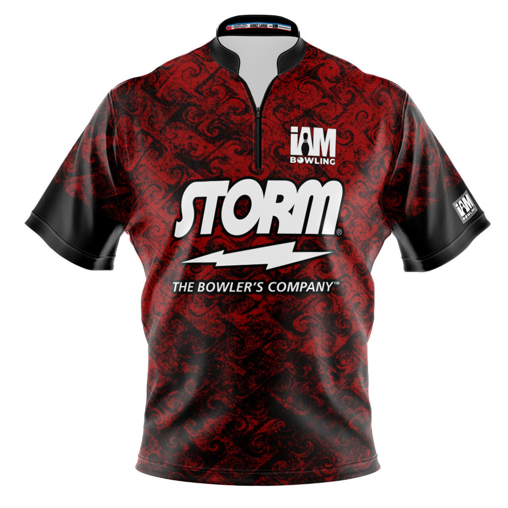 เสื้อแข่ง Storm DS Bowling - ดีไซน์ 2142-ST 3D เสื้อโปโลชื่อ DIY ...