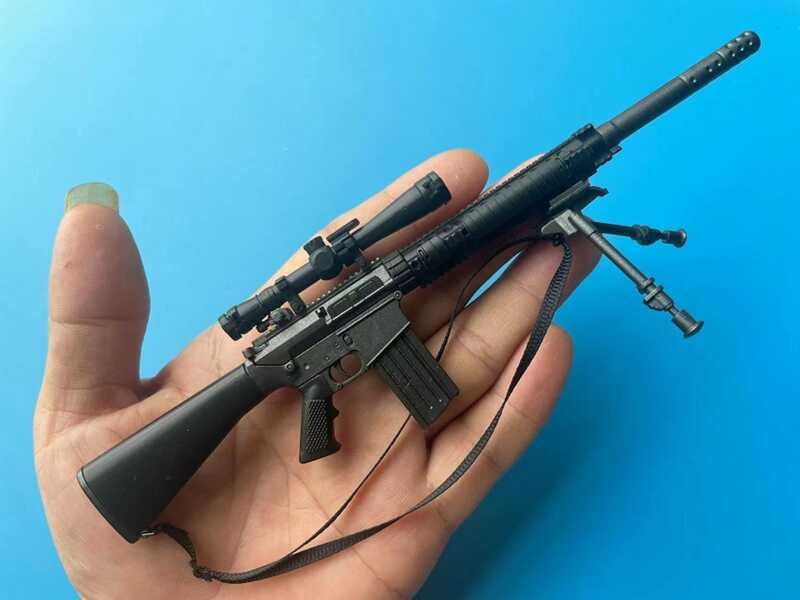 1/6 อาวุธทหาร Weilong SR-25 Mod.0 ปืนไรเฟิลบล็อกรุ่นพลาสติก | Shopee Thailand