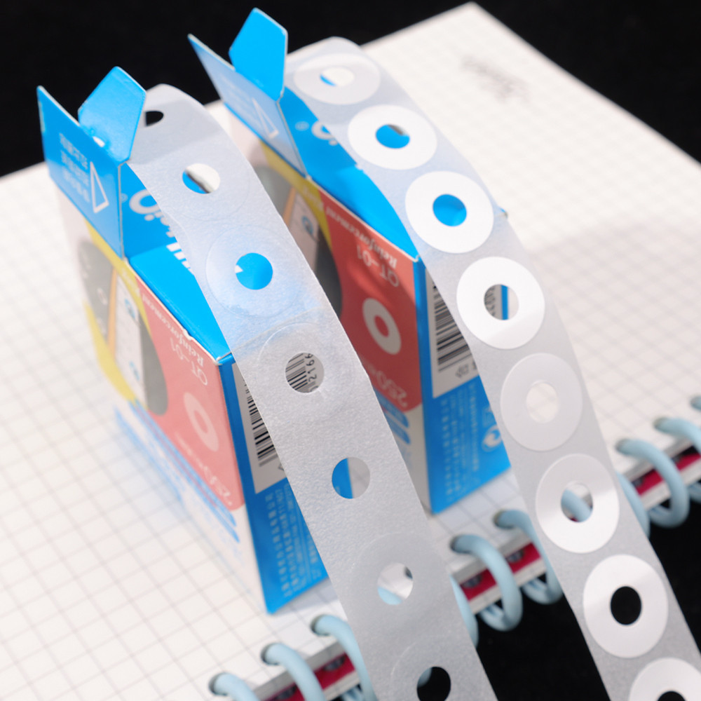 250 สติ ๊ กเกอร ์ / Box Loose Leaf Paper Hole Punch Protector Labels ...