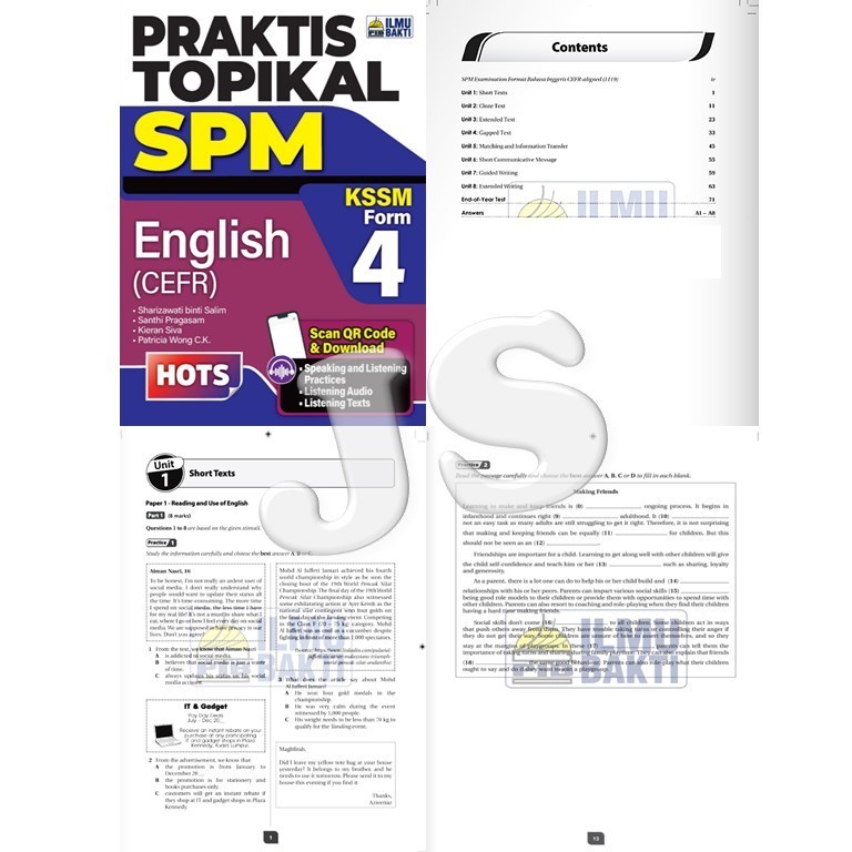 Topics LEVEL 4 KSSM 2024 & PRACTICAL SPM TOPICAL 5 KSSM/KBAT - BACTERIA SCIENCE PUBLISHING ...