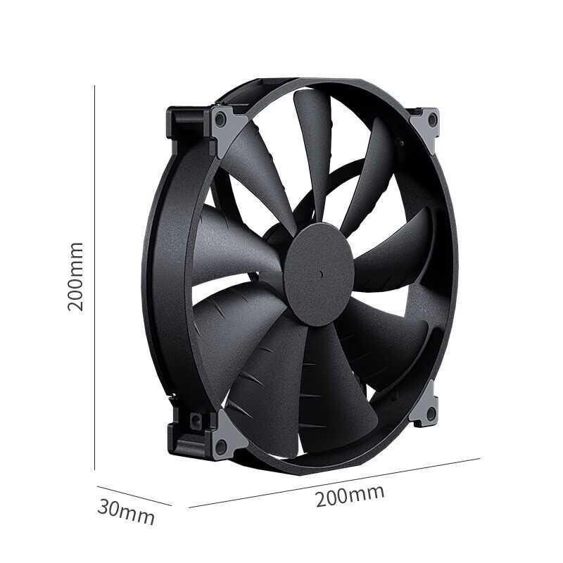 Black PHANTEKS F200SP High Air Volume Computer Case 200mm 4Pin Quiet ...