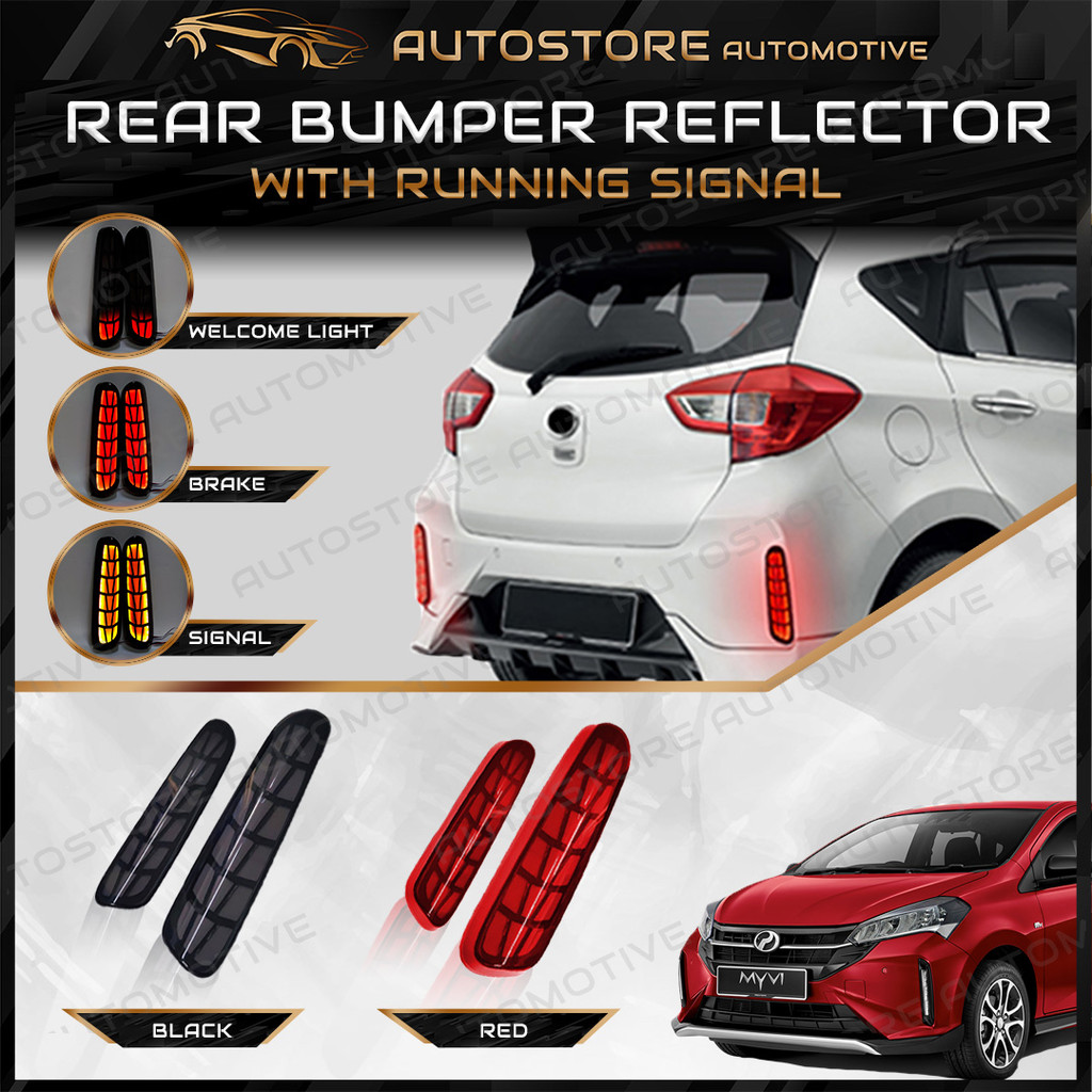 ใหม่ Perodua Myvi GEN3 G3 2022-2023 Facelift LED ด้านหลังกันชน ...