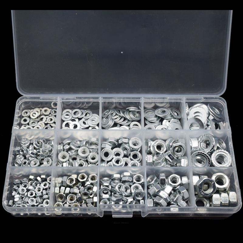 อุปกรณ์เสริมฮาร์ดแวร์ Daquan Hex Nut Anti-slip Nut Flange Nut ชุดปะเก็ ...