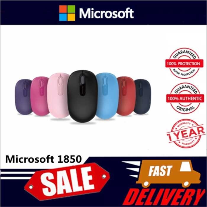 Mobile Microsoft Wireless Mouse 1850 For Work | Shopee Thailand