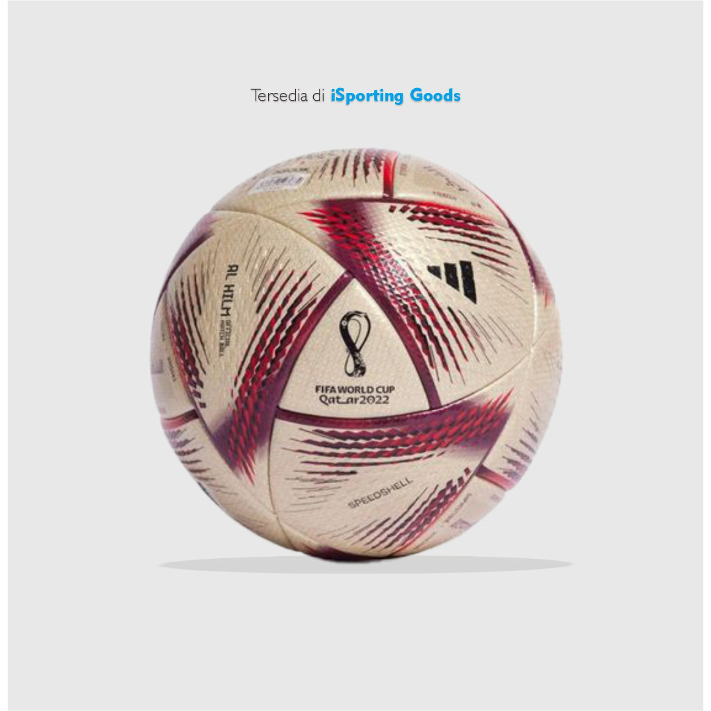 Adidas Football AL RIHLA WORLD CUP QATAR 22 ลูกฟุตบอล ของแท้ ขนาด 5 ...