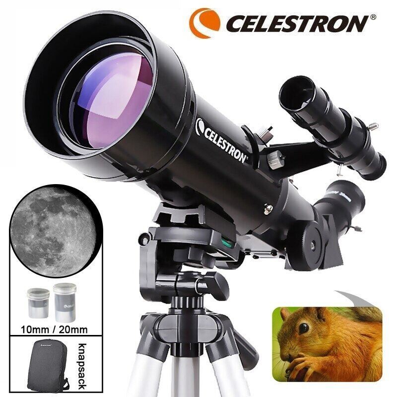 CELESTRON 70400 Large Aperture Refracting Astronomical Telescope HD High Power Optional Mobile ...