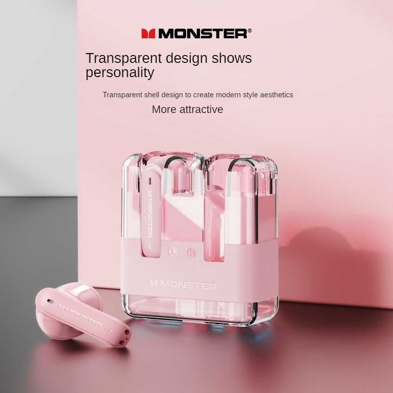 Original Monster American Xkt12 Tws Earbuds With Mic,Anc Bluetooth ...