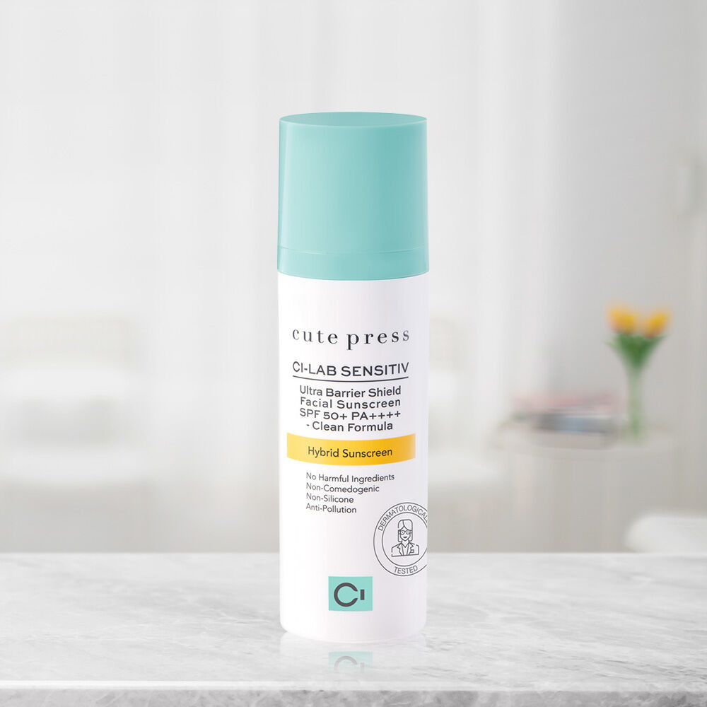 Cute Press Set 2 Items Ci-Lab Ultra Barrier Shield Facial Sunscreen ...