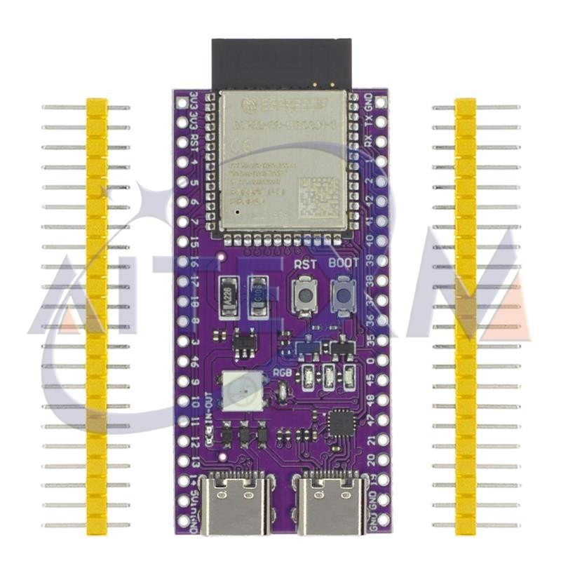 Esp32/ ESP32-S3/ESP32-C3 Dual Type-C Development Board ESP32-C3-DevKitM-1 ESP32-C3-MINI-1 ESP32 ...
