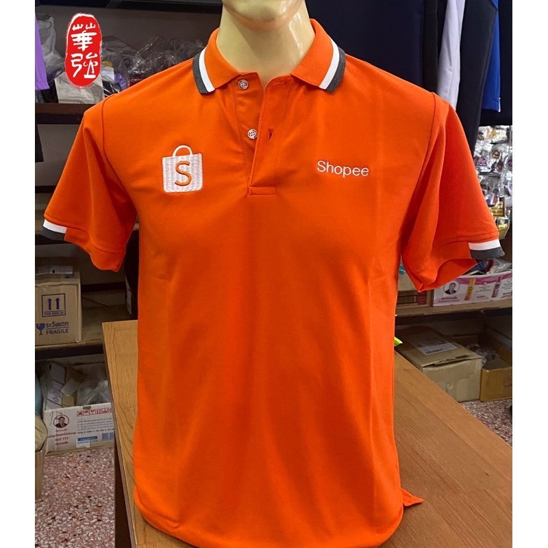 เสื้อโปโลปัก shopee/spx express(ช้อปปีเอ็กเพรส) (สั่งปักโลโก้อื่นทักแชท ...