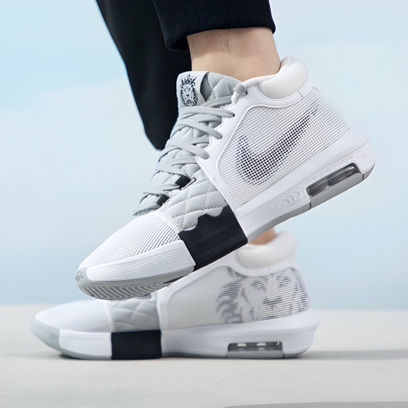 ♞Nike Lebron Witness VIII EP XDR "Cool Grey" FB2237-100 ของแท้ ป้ายไทย ...