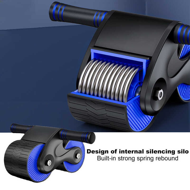 Automatic 2023 New Rebound Wheel,Double Domestic Abdominal Exerciser Ab ...