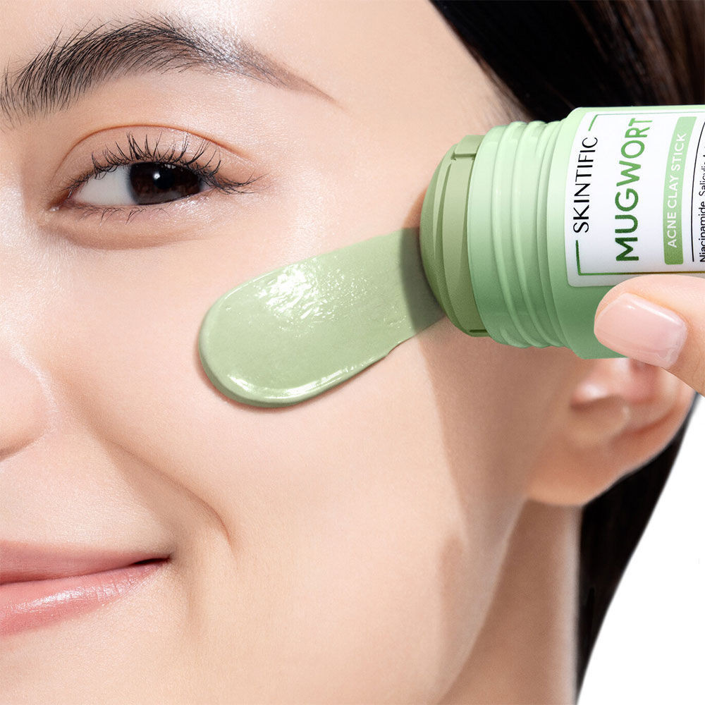 SKINTIFIC Mugwort Anti Pores & Acne Clay Stick 40g สกินทิฟิค มาสก์โคลน ...