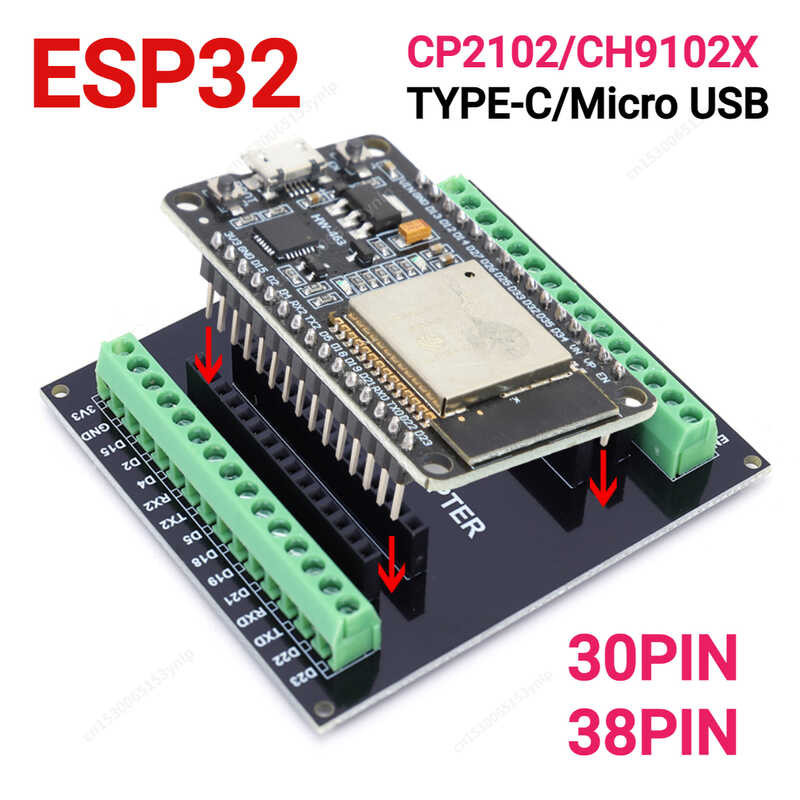 Development Compatible With Esp32 Wifi Bluetooth Module Nodemcu-32S Lua 30/38Pin Expansi ...
