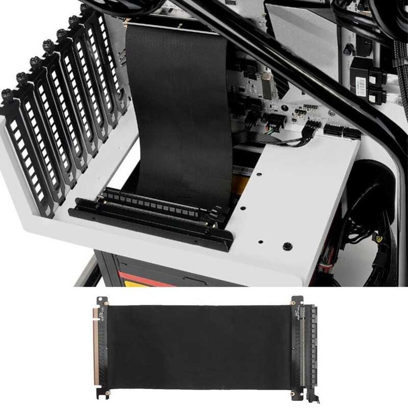 Pcie PCI Express 3.0 To 16X Extension Cable 180 Degree Flexible Riser ...