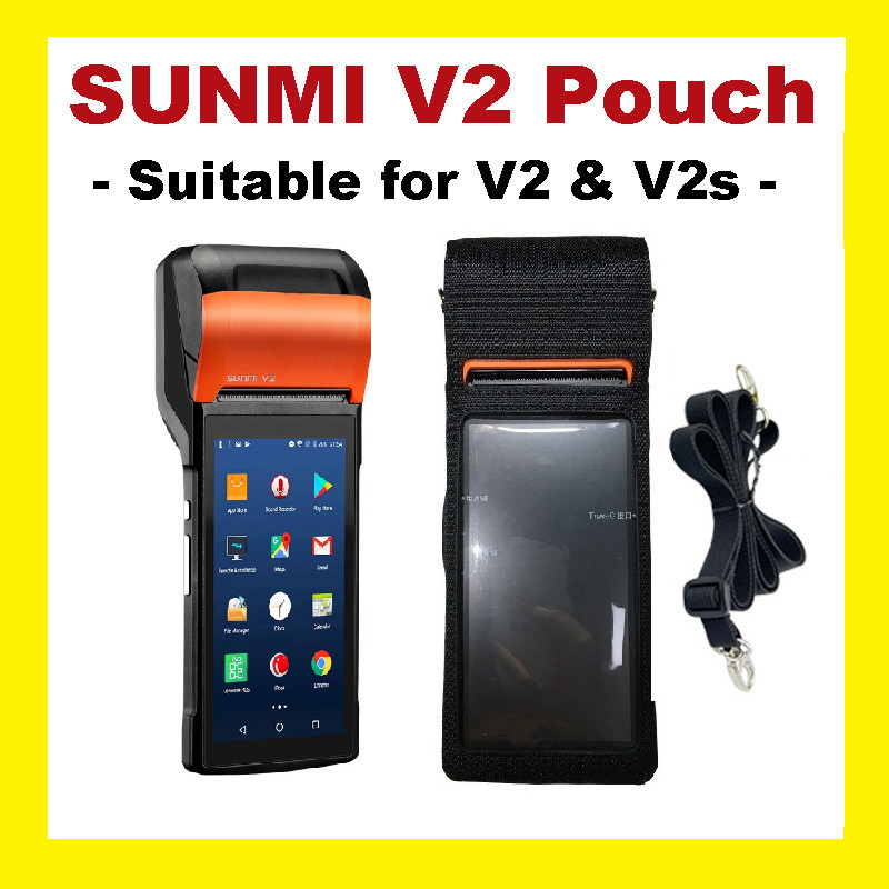 Sunmi V2 / V2S กระเป๋าเคส พร้อมสายคล้องไหล่ มือถือ Pda เคสป้องกัน สายคล้องไหล่ ไนลอน กันน้ํา ...