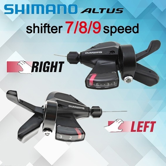 Shimano shifter 8 ความเร็ว MTB M310 M370 shifter 9 ความเร็วจักรยาน ...