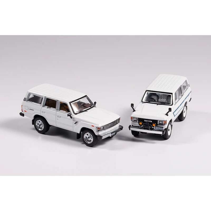D 1/64 Toyota Land Cruiser LC60 รถวินเทจรถDiecastคอลเลกชันของเล่นสถานี ...