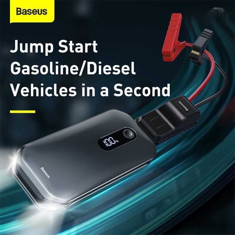 Car Baseus 12000MAh JumpStarter Super Energy Pro Car Jump Starter ...