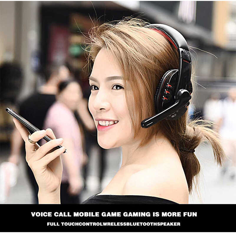 OVLENG V8-1 Wireless Headphone Bluetooth Gaming Headset Over Ear Stereo ...