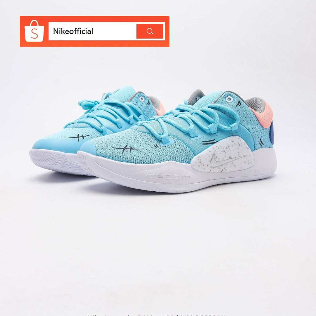 ♞Nike Hyperdunk x Low EP Blue White บาสเก็ตบอลลำลองสำหรับผู้ชาย 100% ...