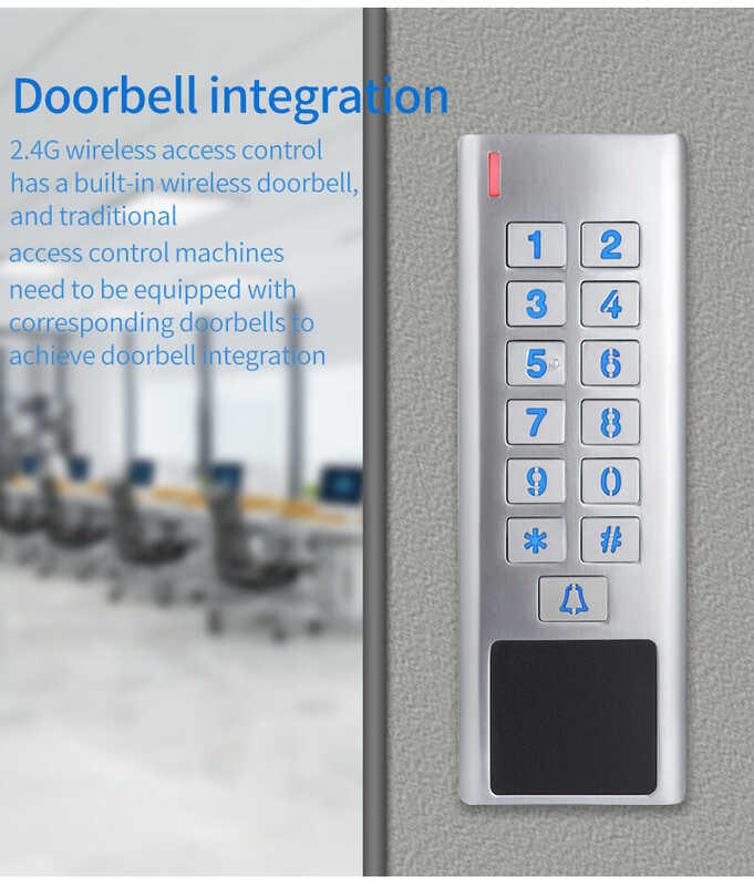 125Khz RFID Boland Access Control Keypad 2000 ผู้ใช้ EM Card Reader ...