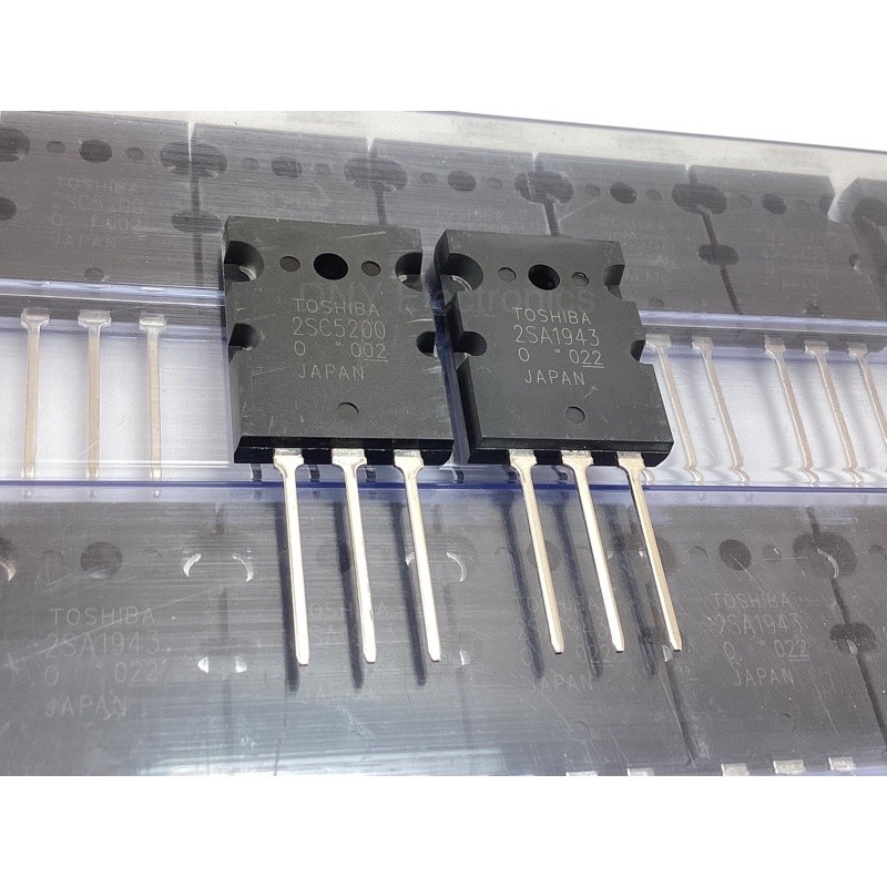 ในสต็อก 2SA1943 2SC5200 A1943 C5200 ใหม่นําเข้าคุณภาพสูงเครื่องขยายเสียงคู่เสียงหลอด TTA1943 ...
