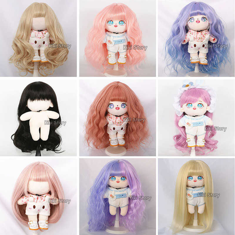 Genuine 15/ 20Cm Doll Wigs Long Hair Cosplay Toupees K-Pop Idol GIDLE ...